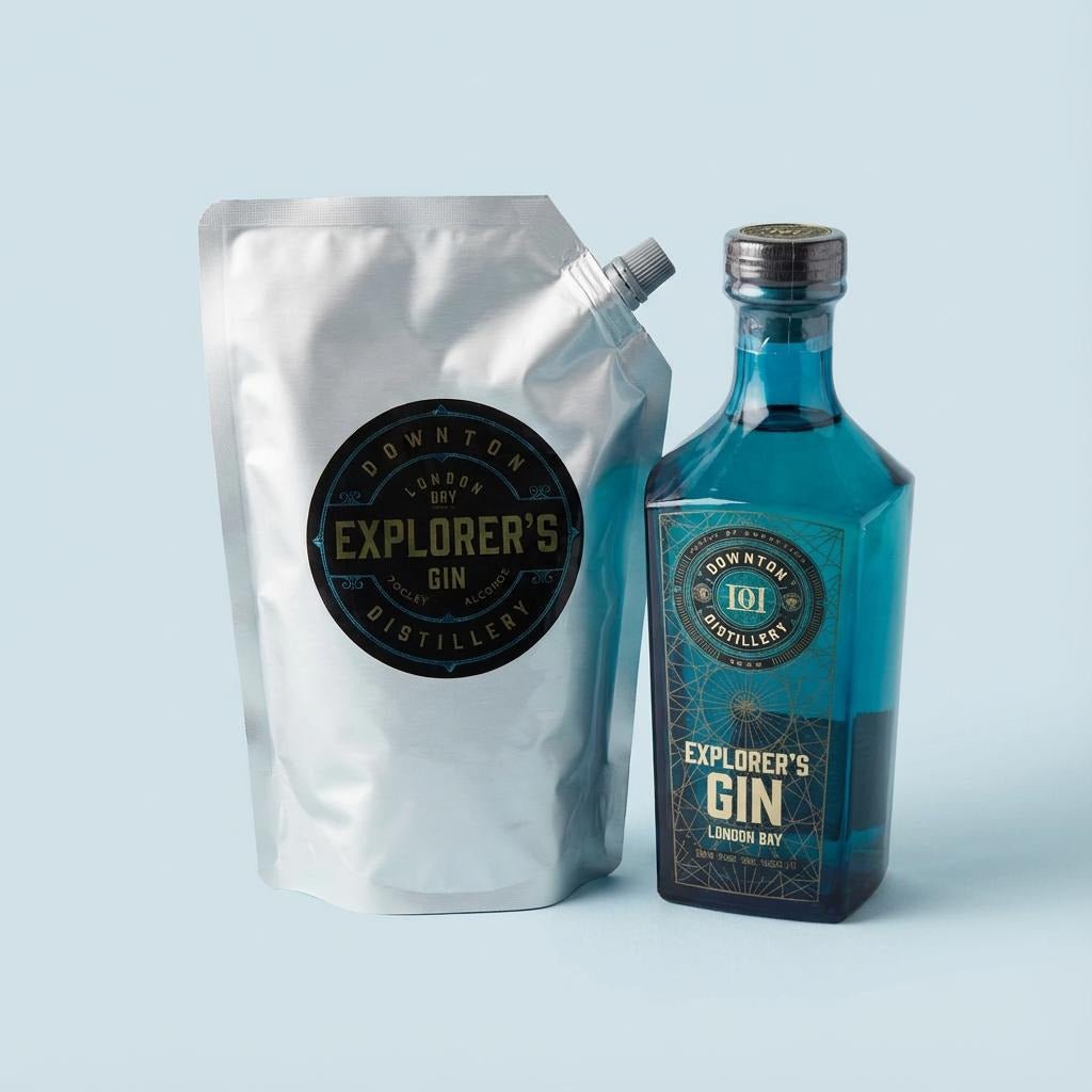 Gin | Explorer's Starter Pack | Bottle + Refill Pouch – Downton ...